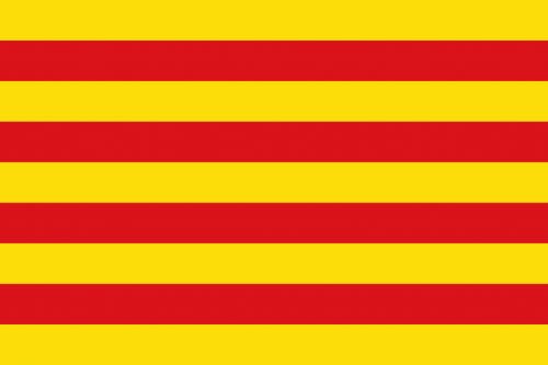 Catalonia flag color codes