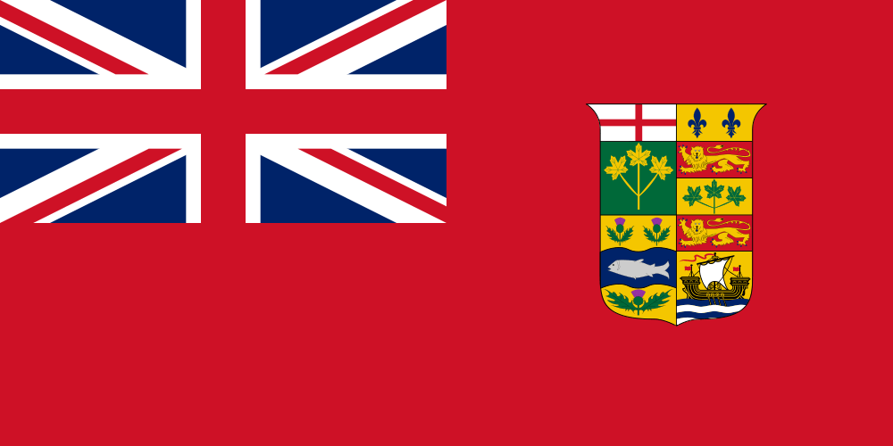 Canada (1868–1921) flag color codes
