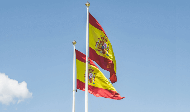 Spain flag color codes