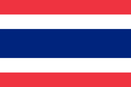 Thailand flag color codes