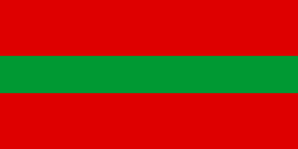 Transnistria (Reverse) flag color codes