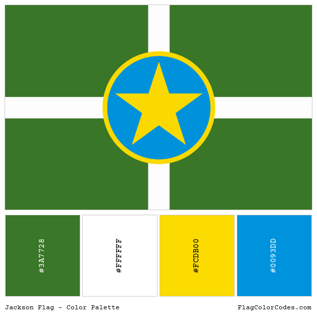Jackson flag color codes