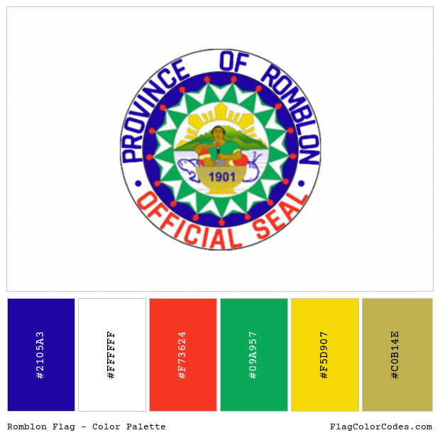 Romblon flag color codes